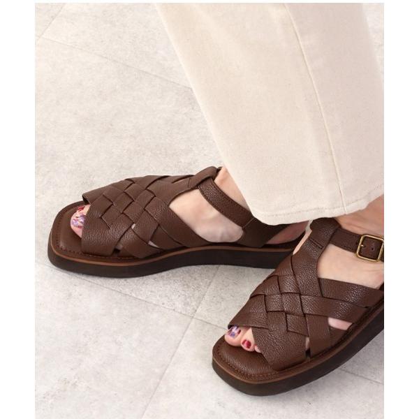 『タイムセール実施中』ZOZO問い合わせ番号:83095907ショップ:Xti Shoes，エックスティーアイ シューズブランド:Piedi Nudi，ピエディヌーディ商品名:hocco/ホッコ 編み込みベルト レザーフラットサンダルカテゴ...