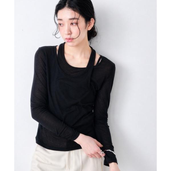 『タイムセール実施中』ZOZO問い合わせ番号:83163744ショップ:Auntie Rosa，アンティローザブランド:Shelly island，シェリーアイランド商品名:レイヤードライクトップスカテゴリ:トップス>Tシャツ/カット...