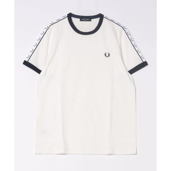 ZOZO問い合わせ番号:83196920ショップ:BILLY'S ENT，ビリーズ エンターブランド:FRED PERRY，フレッドペリー商品名:TAPED RINGER T-SHIRT　M4620　129_S.WHITEカテゴリ:トップス...