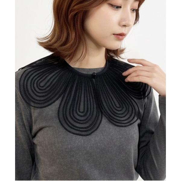 『タイムセール実施中』ZOZO問い合わせ番号:83227634ショップ:HIKA，ヒカブランド:HIKA，ヒカ商品名:【HIKA】スカラップ付け襟カテゴリ:ファッション雑貨>付け襟ブランド品番:hika2703カラー:ホワイト，ブラッ...