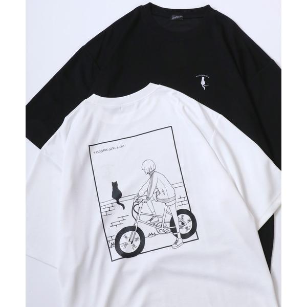 『タイムセール実施中』ZOZO問い合わせ番号:83229191ショップ:ANPAS，アンパスブランド:ANPAS，アンパス商品名:Cool Touch Ponte Fabric The TASOGARE GIRL Back Print T-...