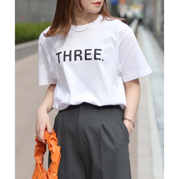 ZOZO問い合わせ番号:83230081ショップ:unit lab，ユニットラボブランド:HER CLOSET，ハークローゼット商品名: 【HER CLOSET】WEB限定THREEロゴTシャツ WEB LIMITED THREE LOGO...