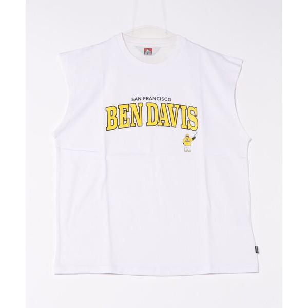 『セール実施中』ZOZO問い合わせ番号:83230491ショップ:BENCH AT THE GREENE，ベンチアットザグリーンブランド:BEN DAVIS，ベンデイビス商品名:《BEN DAVIS》プリント　ノースリーブ/抗菌防臭 リサイ...