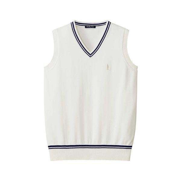 ZOZO問い合わせ番号:83230898ショップ:EASTBOY，イーストボーイブランド:EASTBOY，イーストボーイ商品名:ベスト ライン入り COOLMAX 夏用 スクール 制服 通学 中学生 高校生カテゴリ:トップス>ベストブ...