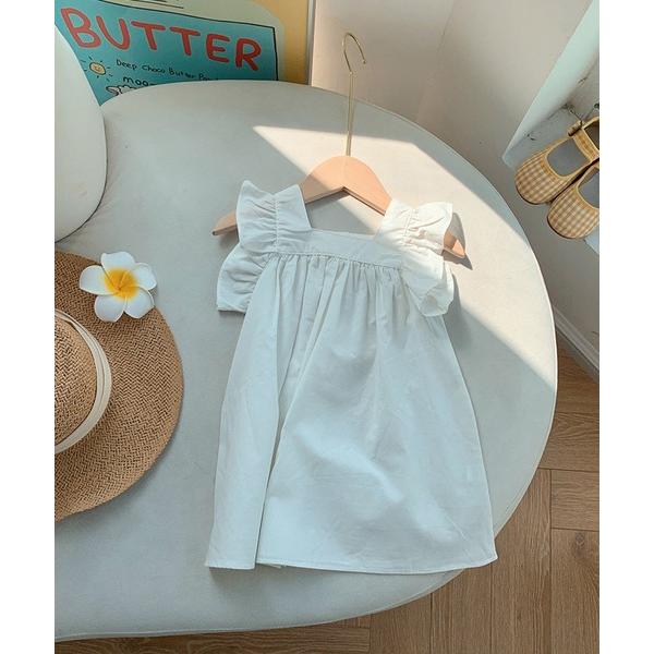 『セール実施中』ZOZO問い合わせ番号:83295369ショップ:aimoha，アイモハブランド:aimoha，アイモハ商品名:【aimoha-KIDS-】フリルショルダーワンピース (SS)カテゴリ:ワンピース/ドレス>ワンピースブ...