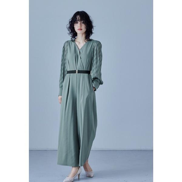 ZOZO問い合わせ番号:83297756ショップ:bflat，ビーフラットブランド:niana，ニアナ商品名:カシュクールデザインパンツドレス オールインワン パーティードレス オケージョンドレス 結婚式 同窓会 成人式 お呼ばれカテゴリ:...