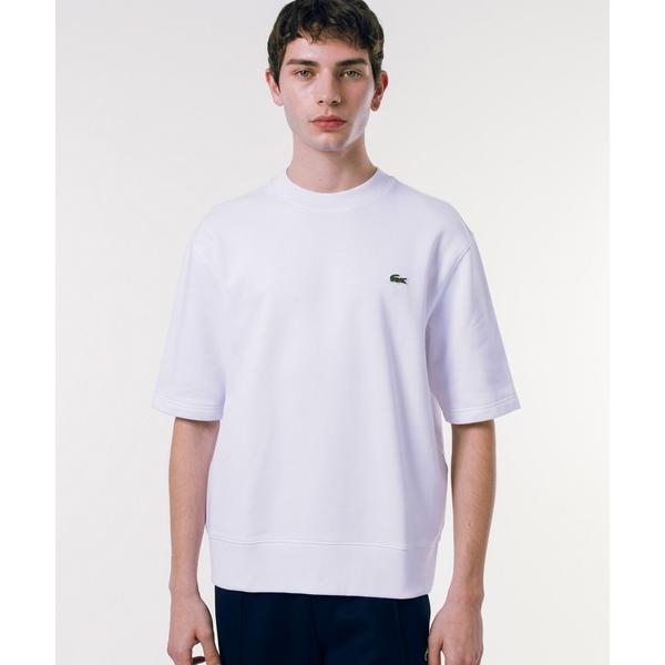 『セール実施中』ZOZO問い合わせ番号:83298681ショップ:LACOSTE，ラコステブランド:LACOSTE，ラコステ商品名:オーガニックコットン 裏パイル地 オーバーサイズ プレミアム半袖スウェット トレーナーカテゴリ:トップス&g...