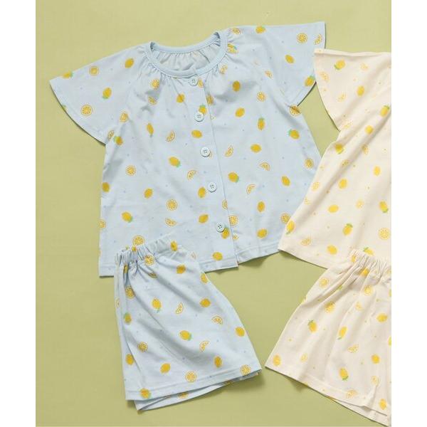 『セール実施中』ZOZO問い合わせ番号:83298967ショップ:F.O.Online Store，エフオーオンラインストアブランド:BREEZE，ブリーズ商品名:レモン総柄フリルパジャマカテゴリ:ルームウェア>ルームウェア/パジャマ...
