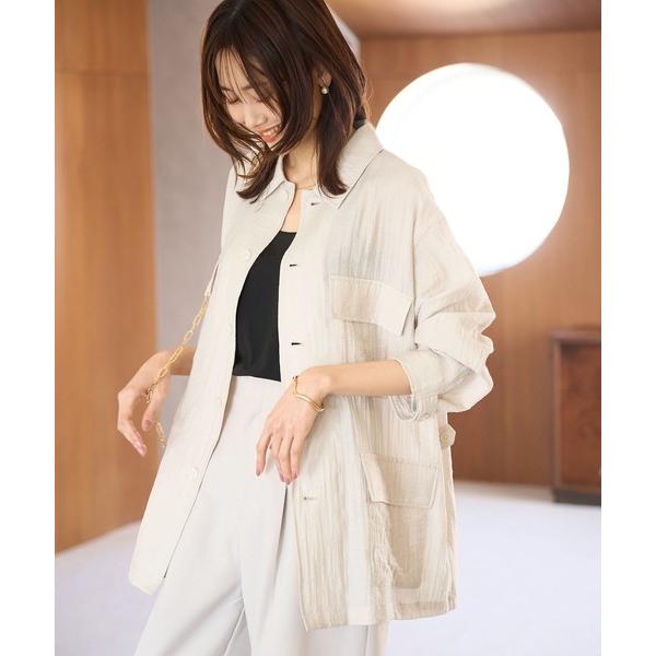 『タイムセール実施中』ZOZO問い合わせ番号:83300151ショップ:ROPE' PICNIC，ロぺピクニックブランド:ROPE' PICNIC，ロペピクニック商品名:ミリタリーシアーライトジャケットカテゴリ:ジャケット/アウター>...