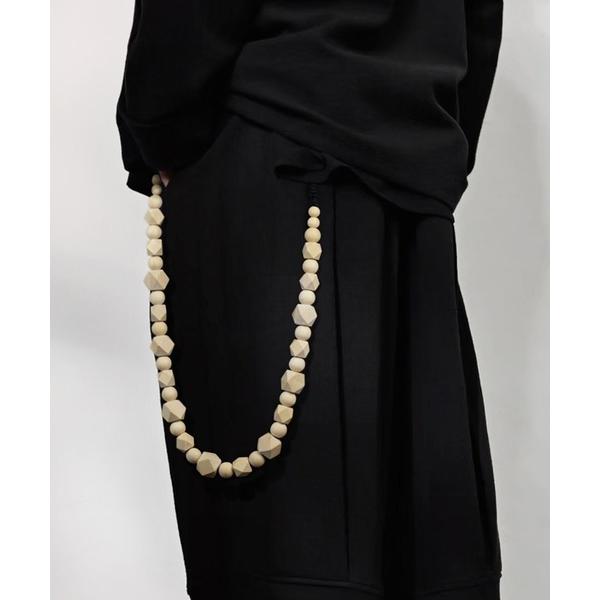 ZOZO問い合わせ番号:83397680ショップ:BENDER TOKYO，ベンダートウキョウブランド:BENDER TOKYO，ベンダートウキョウ，Revo.，レボ商品名:ウッド ビーズ コンビ ウォレットチェーンカテゴリ:財布/小物&g...