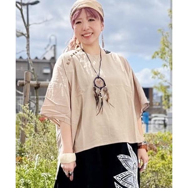 ZOZO問い合わせ番号:83398080ショップ:チャイハネ，チャイハネブランド:チャイハネ，チャイハネ商品名:【チャイハネ】麻混バラカトップスカテゴリ:トップス>その他トップスブランド品番:IDS-4144素材:本体： レーヨン45...