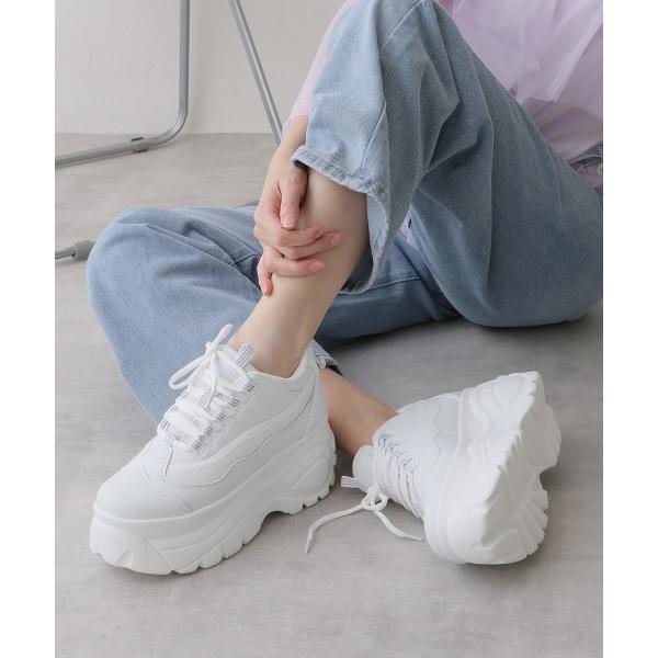 『タイムセール実施中』ZOZO問い合わせ番号:83429384ショップ:Ada.，エイダブランド:DEMETER，デメテル商品名:軽量 厚底ソール レースアップ スニーカーカテゴリ:シューズ>スニーカーブランド品番:dem5013-L...