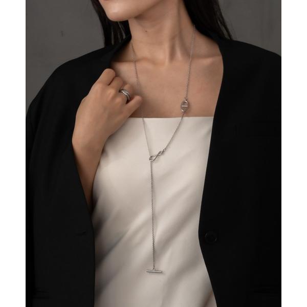 ZOZO問い合わせ番号:83430190ショップ:MIDWEST，ミッドウエストブランド:ebine，エビネ商品名:Multi Lariat Necklaceカテゴリ:アクセサリー>ネックレスブランド品番:mulnカラー:シルバー，ゴ...