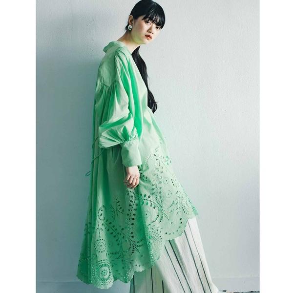 ZOZO問い合わせ番号:83430790ショップ:FELISSIMO，フェリシモブランド:MEDE19F，メデジュウキュウ商品名:ＭＥＤＥ１９Ｆ　ＭＡＤＥ　ＩＮ　ＩＮＤＩＡ　ＣＯＬＬＥＣＴＩＯＮ　エンブロイダリーコットンワンピースカテゴリ:...