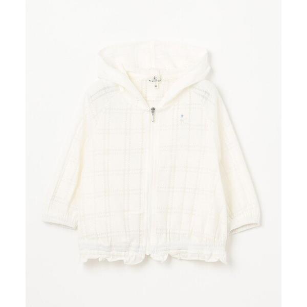 『セール実施中』ZOZO問い合わせ番号:83433275ショップ:組曲，クミキョクブランド:組曲，クミキョク商品名:【90-100cm】オパールチェック パーカーカテゴリ:トップス>パーカーブランド品番:TOKYCM0401素材:オフ...