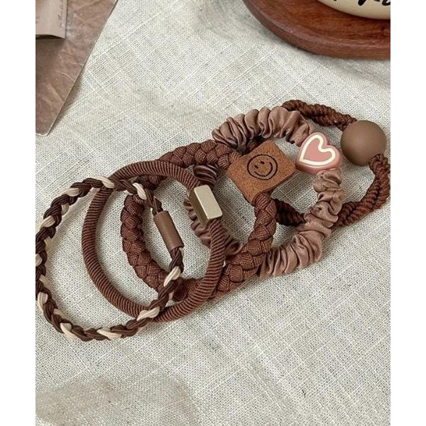 『タイムセール実施中』ZOZO問い合わせ番号:83434790ショップ:Parks TOKYO，パークストウキョウブランド:PARKS TOKYO SELECT，パークストウキョウセレクト商品名:ヘアゴム 5個セットカテゴリ:ヘアアクセサリ...