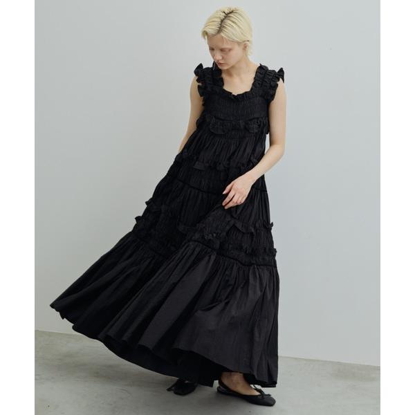 ZOZO問い合わせ番号:83435914ショップ:PERNA，ペルナブランド:PERNA，ペルナ商品名:ギャザーキャミフリルワンピースカテゴリ:ワンピース/ドレス>ワンピースブランド品番:PN00000001素材:表地: ナイロン10...