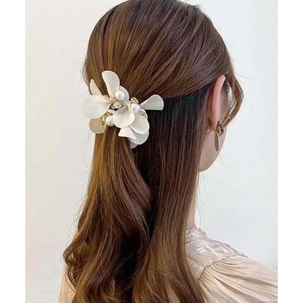 『タイムセール実施中』ZOZO問い合わせ番号:83466559ショップ:TONE，トーンブランド:TONE SELECT GOODS，トーンセレクトグッズ商品名:pur chouchou/フラワーパールビジューヘアゴム P4193カテゴリ:...