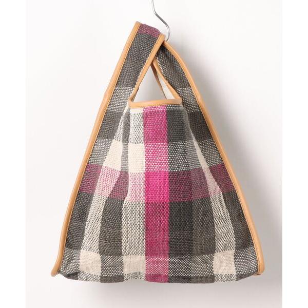 『セール実施中』ZOZO問い合わせ番号:83469240ショップ:RAYAN STORE，ラヤンストアブランド:RAYAN，ラヤン商品名:【TARANGO/タランゴ】ジュートチェックバッグ/#JLB-511カテゴリ:バッグ>トートバッ...