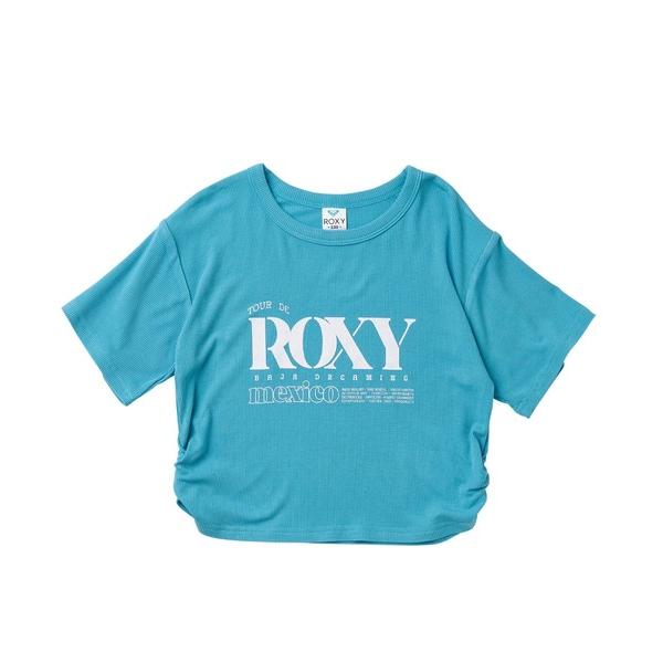 『セール実施中』ZOZO問い合わせ番号:83501810ショップ:ROXY/QUIKSILVER，ロキシー/クイックシルバーブランド:ROXY，ロキシー商品名:MINI DREAMING MEXICA/ロキシーキッズギャザー付き半袖Tシャツ...