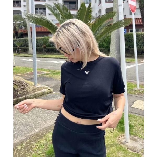 『セール実施中』ZOZO問い合わせ番号:83501817ショップ:ROXY/QUIKSILVER，ロキシー/クイックシルバーブランド:ROXY，ロキシー商品名:OCEANO S/S TEE/ロキシードローコード付きワンポイントロゴTシャツカ...