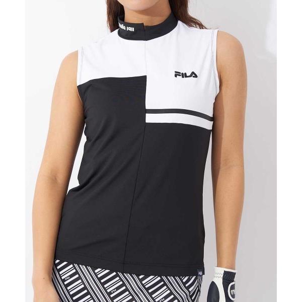 『タイムセール実施中』ZOZO問い合わせ番号:83599659ショップ:OCEAN GOLF，オーシャンゴルフブランド:FILA GOLF，フィラゴルフ 商品名:「FILA GOLF/フィラゴルフ」レディースノースリーブシャツ　ゴルフカテゴ...