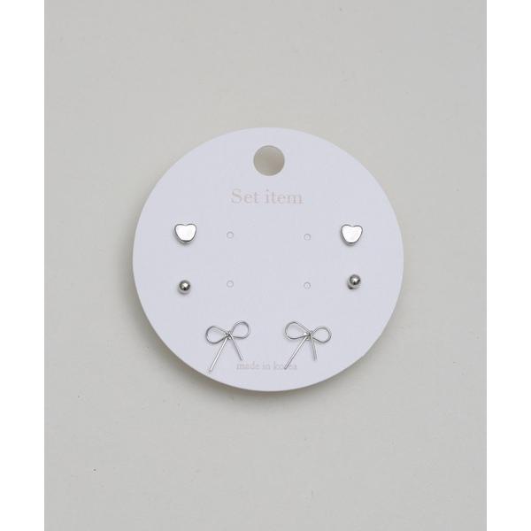 ※このアイテムは返品・交換対象外商品です。ZOZO問い合わせ番号:83636259ショップ:CERCA，チェルカブランド:Peony，ピオニー商品名:【Peony/ピオニー】/小ぶり　リボンピアスセットカテゴリ:アクセサリー>ピアス（...