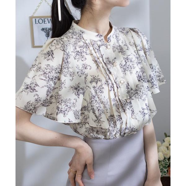 『タイムセール実施中』ZOZO問い合わせ番号:83661393ショップ:me Jane，ミージェーンブランド:pumpkin port，パンプキンポート，meJane，ミージェーン商品名:パールボタン ピンタック フレア半袖 クロップド ブ...