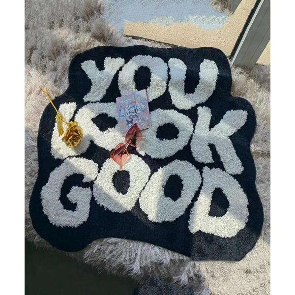 『タイムセール実施中』ZOZO問い合わせ番号:83671057ショップ:CERCA，チェルカブランド:Ein，アイン商品名:Ein/”YOU LOOK GOOD'”ミニ ラグマットカテゴリ:インテリア>ラグ/マットブランド品番:ZAK...