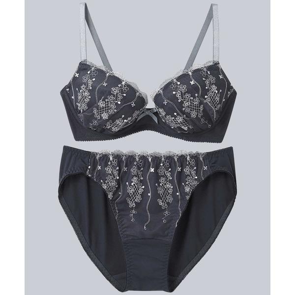 『タイムセール実施中』※このアイテムは返品・交換対象外商品です。ZOZO問い合わせ番号:83705834ショップ:AMPHI，アンフィブランド:AMPHI，アンフィ商品名:【まる胸メイク】ブラ＆ショーツセット エンブロイダリーレースカテゴリ...