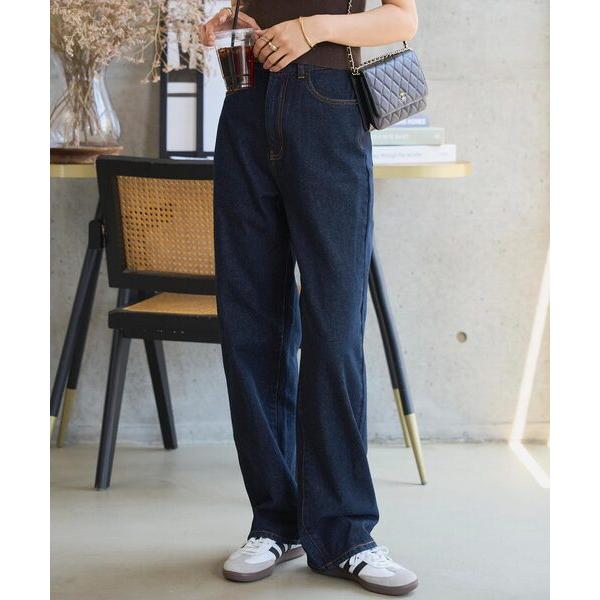 『タイムセール実施中』ZOZO問い合わせ番号:83800129ショップ:kobelettuce，コウベレタスブランド:KOBE LETTUCE，コウベレタス商品名:低身長/高身長サイズあり　綿100%ハイウエストストレートワイドデニムパンツ...
