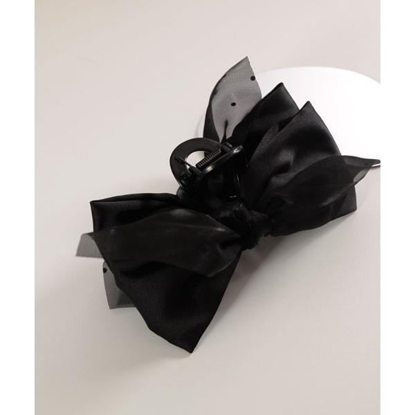 ZOZO問い合わせ番号:83800534ショップ:TONE，トーンブランド:TONE SELECT GOODS，トーンセレクトグッズ商品名:「float」リボン ドット 結びデザイン ヘアバンスクリップカテゴリ:ヘアアクセサリー>バレ...