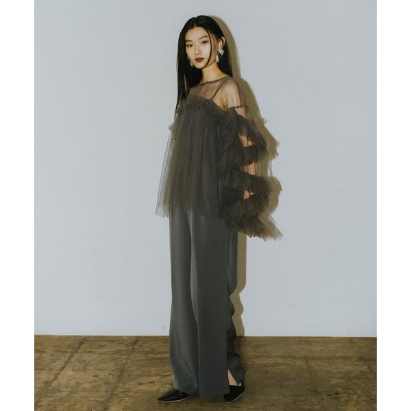 ZOZO問い合わせ番号:83833398ショップ:ANDRESD，アンドレスドブランド:ANDRESD，アンドレスド商品名:【2点セットアイテム】オールインワン×デコラティブチュールトップス / all in one × decorativ...