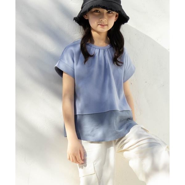 『タイムセール実施中』ZOZO問い合わせ番号:83833995ショップ:Mac-House，マックハウスブランド:NAVY，ネイビー，Mac-House，マックハウス商品名:NAVY 布帛切り替えフェイクレイヤード 前後2WAYチュニックカ...