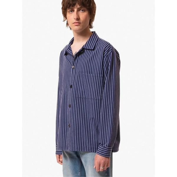 ZOZO問い合わせ番号:83834540ショップ:nudie jeans，ヌーディージーンズブランド:Nudie Jeans，ヌーディージーンズ商品名:Berra ストライプ ワークシャツカテゴリ:トップス>シャツ/ブラウスブランド品...