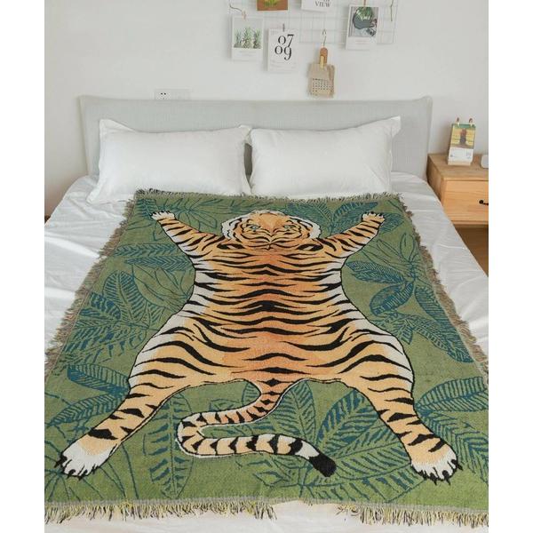 『タイムセール実施中』ZOZO問い合わせ番号:83836094ショップ:VIBGYOR，ヴィブジョーブランド:VIBGYOR，ヴィブジョー商品名:【 somni / ソニ 】 アニマル柄ブランケットカテゴリ:インテリア>ブランケットブ...