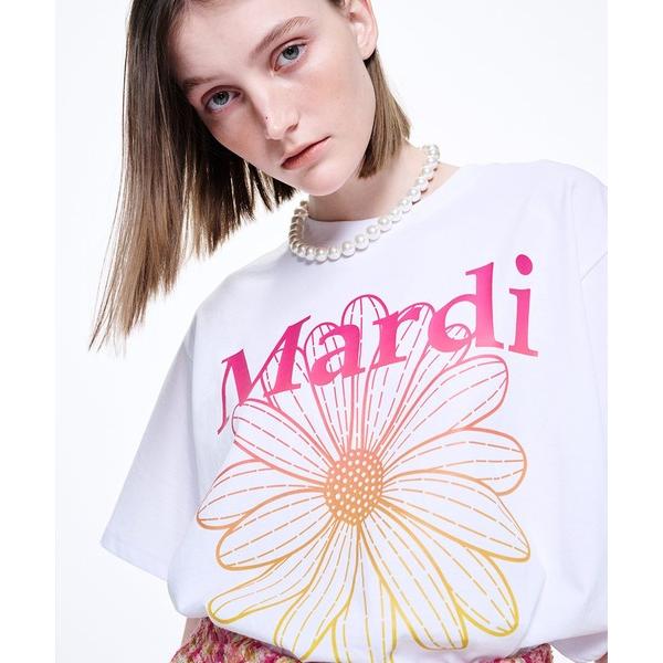 『タイムセール実施中』ZOZO問い合わせ番号:83838127ショップ:Mardi Mercredi，マルディメクルディブランド:Mardi Mercredi，マルディメクルディ商品名:TSHIRT FLOWERMARDI GRADATIO...