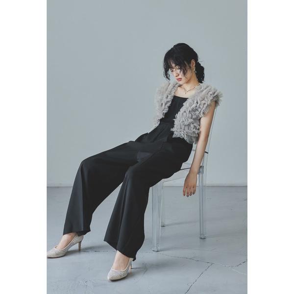 『タイムセール実施中』ZOZO問い合わせ番号:83838151ショップ:bflat，ビーフラットブランド:niana，ニアナ，ANDRESD，アンドレスド商品名:チュールベストオールインワンドレス パンツドレス 2点セット 結婚式 二次会 ...