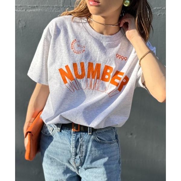 『タイムセール実施中』ZOZO問い合わせ番号:83906779ショップ:Bonjour Sagan，ボンジュールサガンブランド:mi via loca，ミヴィアロカ商品名:GILDAN ナンバーロゴTシャツ 【PT NO. MVL027 ※...