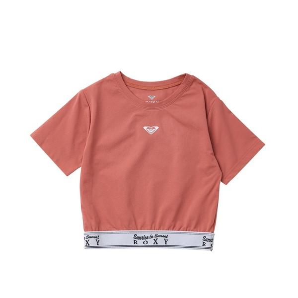 『セール実施中』ZOZO問い合わせ番号:83906995ショップ:ROXY/QUIKSILVER，ロキシー/クイックシルバーブランド:ROXY，ロキシー商品名:MINI SUNSET WAVES RA/ロキシーキッズワンポイントロゴ半袖ラッ...
