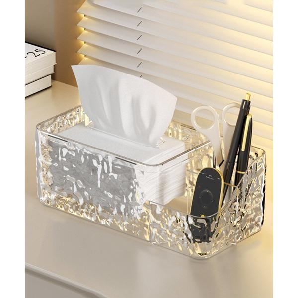 『タイムセール実施中』ZOZO問い合わせ番号:83908292ショップ:CERCA，チェルカブランド:Ein，アイン商品名:Ein/小物入れ付き クリア ティッシュケース ティッシュボックスカテゴリ:インテリア>インテリア雑貨ブランド...