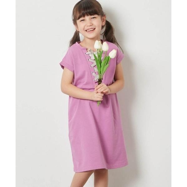 『セール実施中』ZOZO問い合わせ番号:83939839ショップ:a.v.v，アー・ヴェ・ヴェブランド:a.v.v，アーヴェヴェ商品名:[140-150]レースアップカットワンピースカテゴリ:ワンピース/ドレス>ワンピースブランド品番...