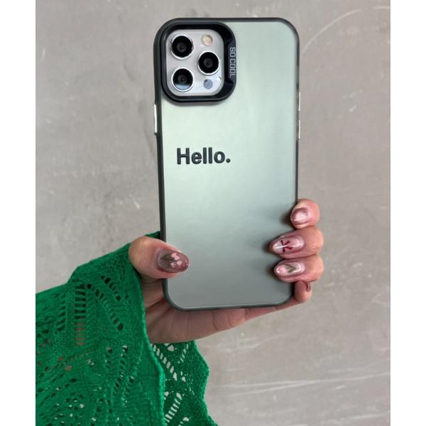 『タイムセール実施中』ZOZO問い合わせ番号:83940578ショップ:wears，ウェアーズブランド:Loco Ocean，ロコオーシャン商品名:Hello 英字ロゴ マット サラサラ / スマホカバー iPhoneケース ( 7 / 8...