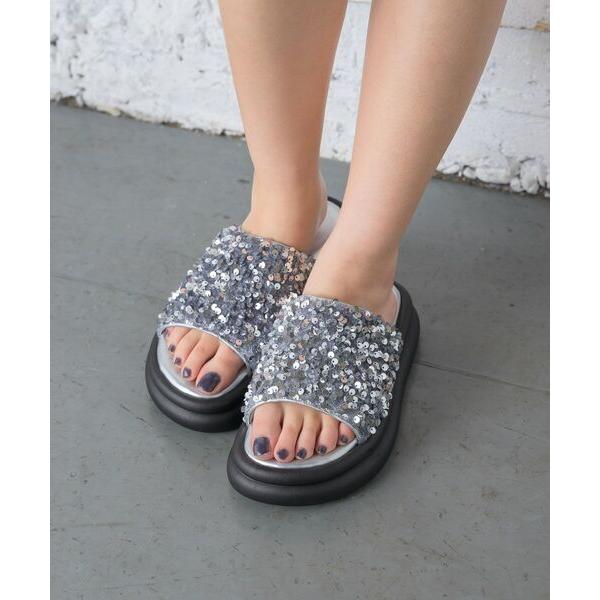 『セール実施中』ZOZO問い合わせ番号:83971786ショップ:RETRO GIRL，レトロガールブランド:RETRO GIRL，レトロガール商品名:スパンコールサンダルカテゴリ:シューズ>サンダルブランド品番:RS453242N0...