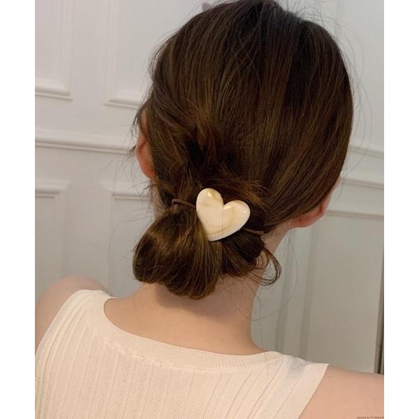 『タイムセール実施中』ZOZO問い合わせ番号:83972134ショップ:CERCA，チェルカブランド:pur chouchou，ピュールシュシュ商品名:pur chouchou/マーブル ハートヘアゴム P4221カテゴリ:ヘアアクセサリー...