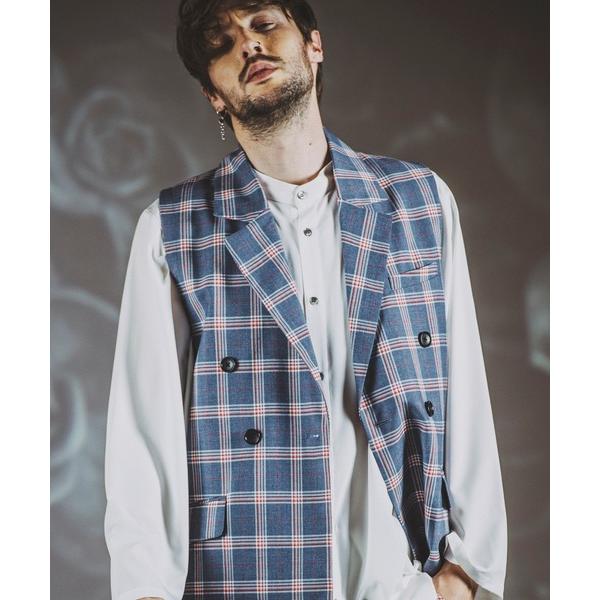 『タイムセール実施中』ZOZO問い合わせ番号:83973945ショップ:NO ID.，ノーアイディーブランド:NO ID.，ノーアイディ商品名:【NO ID.】Double Breasted Sleeveless Jacket / ダブル ...