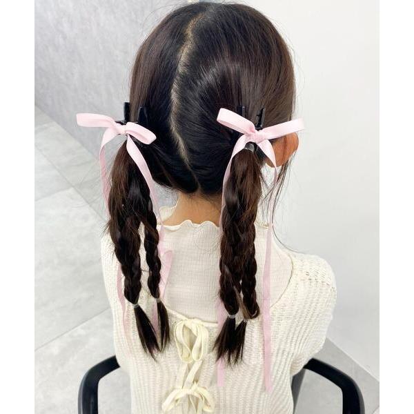 『タイムセール実施中』ZOZO問い合わせ番号:84004565ショップ:WEGO，ウィゴーブランド:WEGO，ウィゴー商品名:WEGO/【2点セット】カラーロングリボンクリップカテゴリ:ヘアアクセサリー>バレッタ/ヘアクリップブランド...