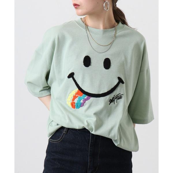 『タイムセール実施中』ZOZO問い合わせ番号:84005614ショップ:FUNALIVE，ファンアライブブランド:SMILEY FACE，スマイリーフェイス，FUNALIVE，ファンアライブ商品名:SMILEY FACE サガラ刺繍 オーバ...