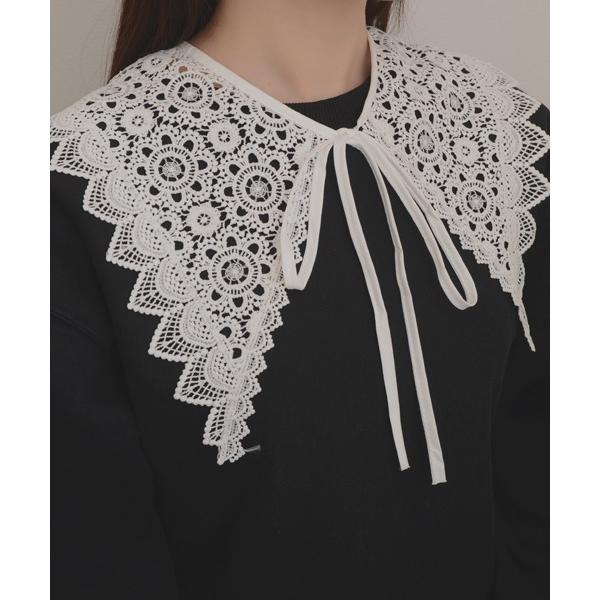ZOZO問い合わせ番号:84005702ショップ:VIBGYOR，ヴィブジョーブランド:VIBGYOR Women，ヴィブジョー　ウィメン商品名:【resonance】レースデザイン ガーリー レトロ つけ襟【マルチウェイ】カテゴリ:ファッ...