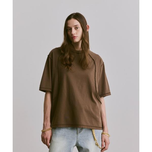 『セール実施中』ZOZO問い合わせ番号:84006236ショップ:soerte，ソエルテブランド:soerte，ソエルテ商品名:Loose inside out pigment tee/ルーズインサイドアウトピグメントTカテゴリ:トップス&...